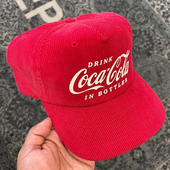 Coca Cola | Accessories | Coca Cola American Needle Red Corduroy ...